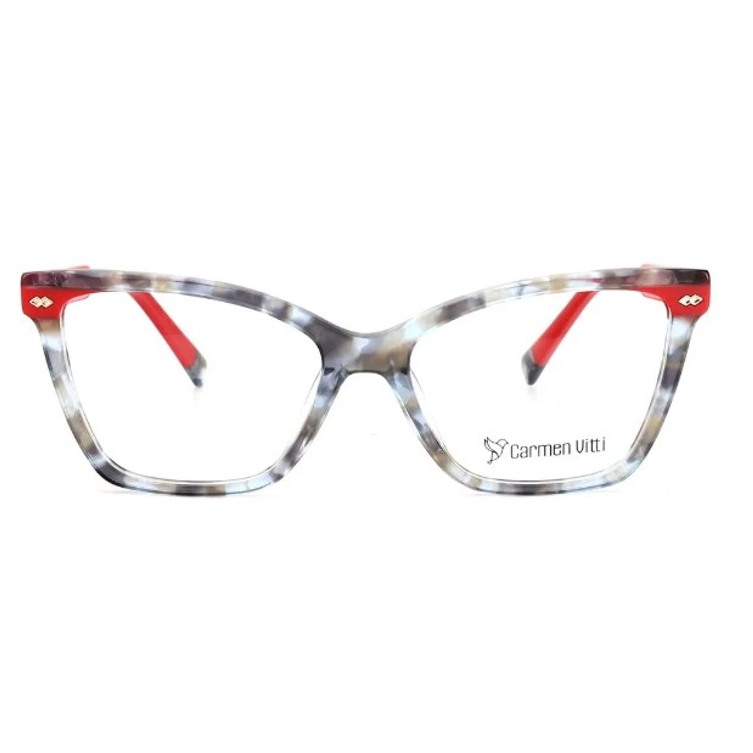 Armação de Óculos de Grau Carmen Vitti, modelo CV0254, cor C3, tamanho ...